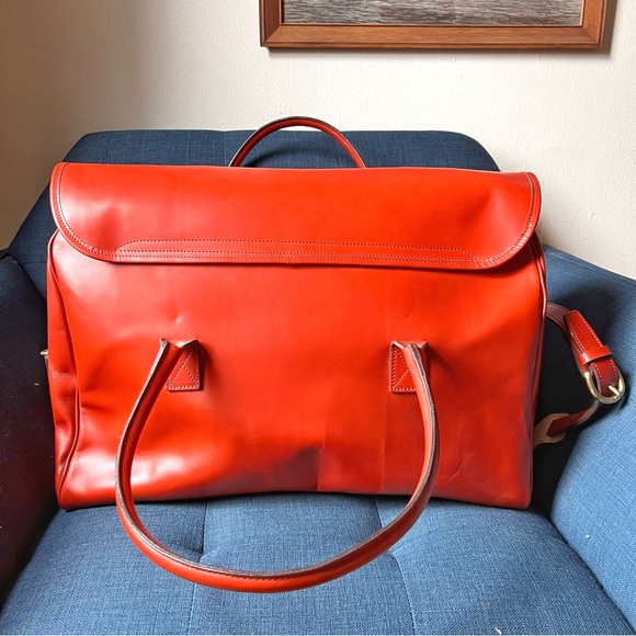 Swaine Adeney | Bags | Swaine Adeney Oxford Leather Holdall Weekend Bag ...